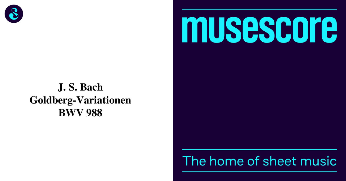 Goldberg Variations Sheet music for Piano (Solo) | Musescore.com