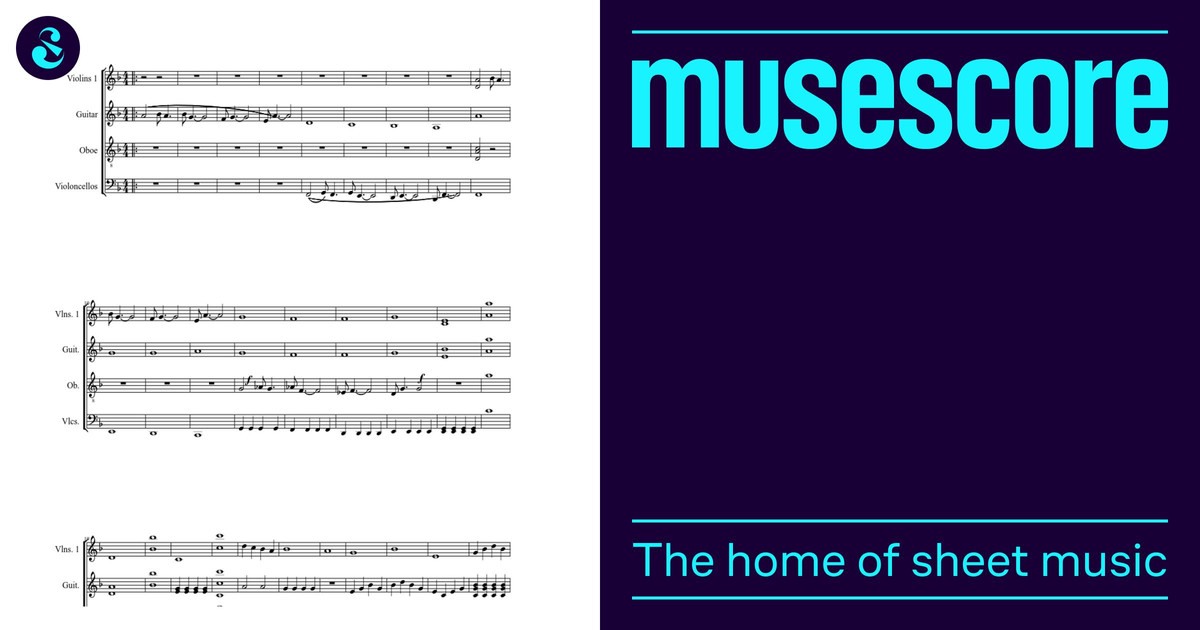 Cori Sheet music for Oboe, Guitar (Mixed Duet) | Musescore.com