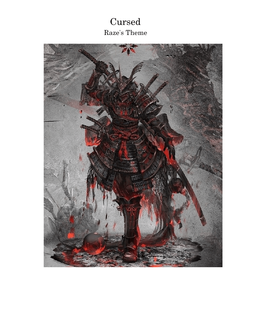 Cursed Sheet Music for Piano, Organ, Tambourine, Flute & more ...