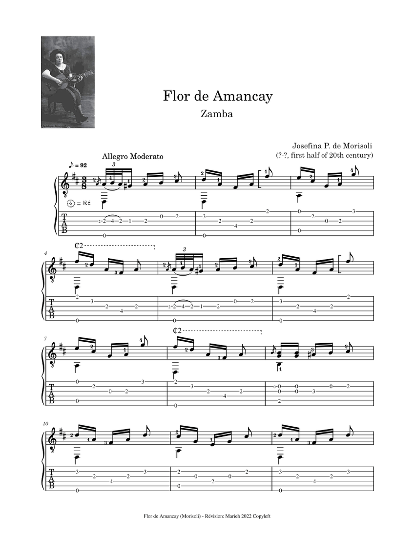 Flor de Amancay – Josefina P. de Morisoli (?-?, first half of 20th ...