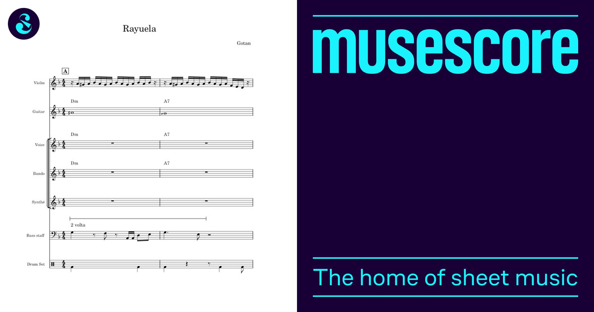 Rayuela - Gotan Sheet Music with Chords for Piano, Violin, Guitar, Bass ...