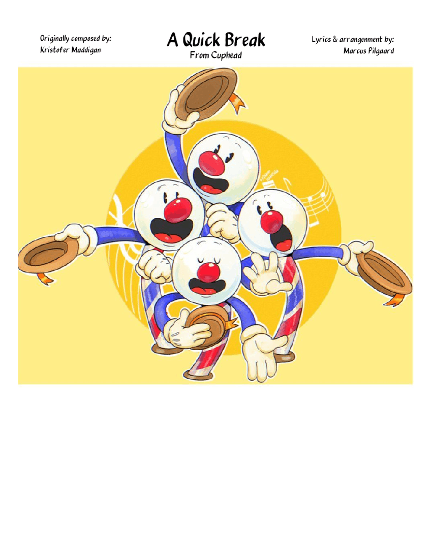 A Quick Break Sheet Music for Piano, Trombone, Vocals, Saxophone alto ...