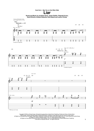 thoughtless korn tab