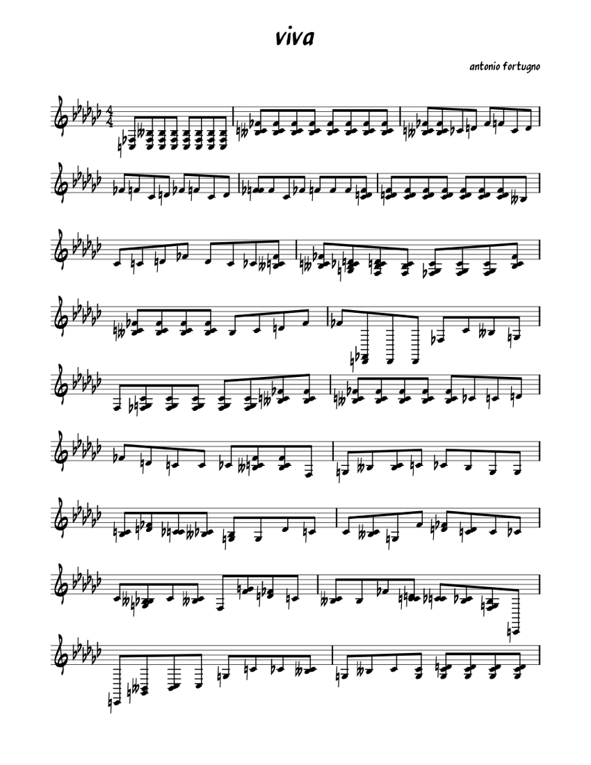 viva Sheet music for Piano (Solo) Easy | Musescore.com