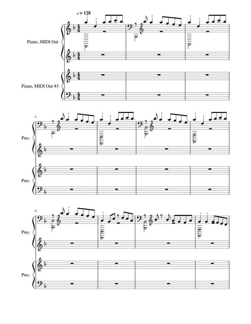 Stagger Sheet music for Piano (Solo) | Musescore.com