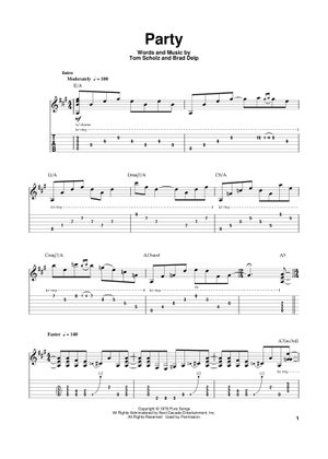 guitar tutorial more than a feeling