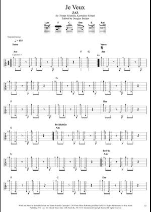 Je veux – Zaz Sheet Music for Piano (Solo) Easy | MuseScore.com