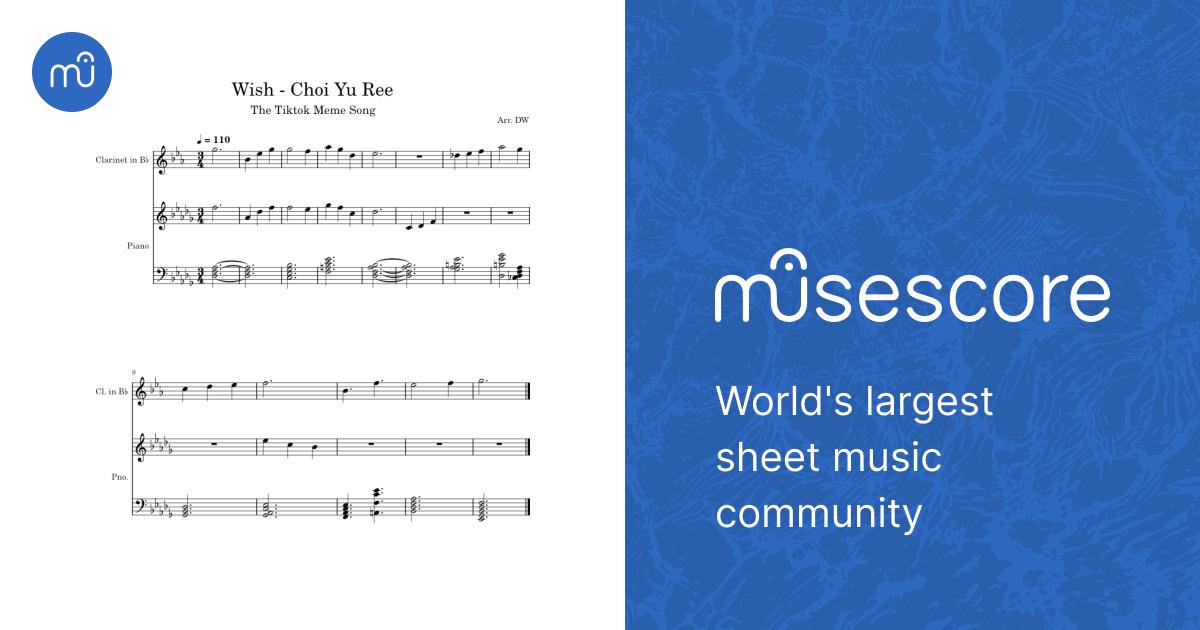 Wish (from Hometown Cha Cha Cha) – Choi Yu Ree [PIANO + CLARINET ...