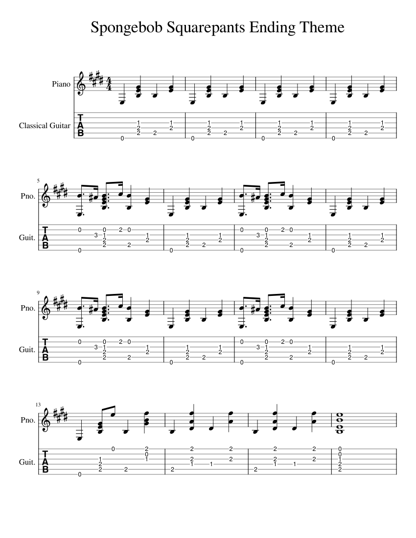 spongebob fin ending