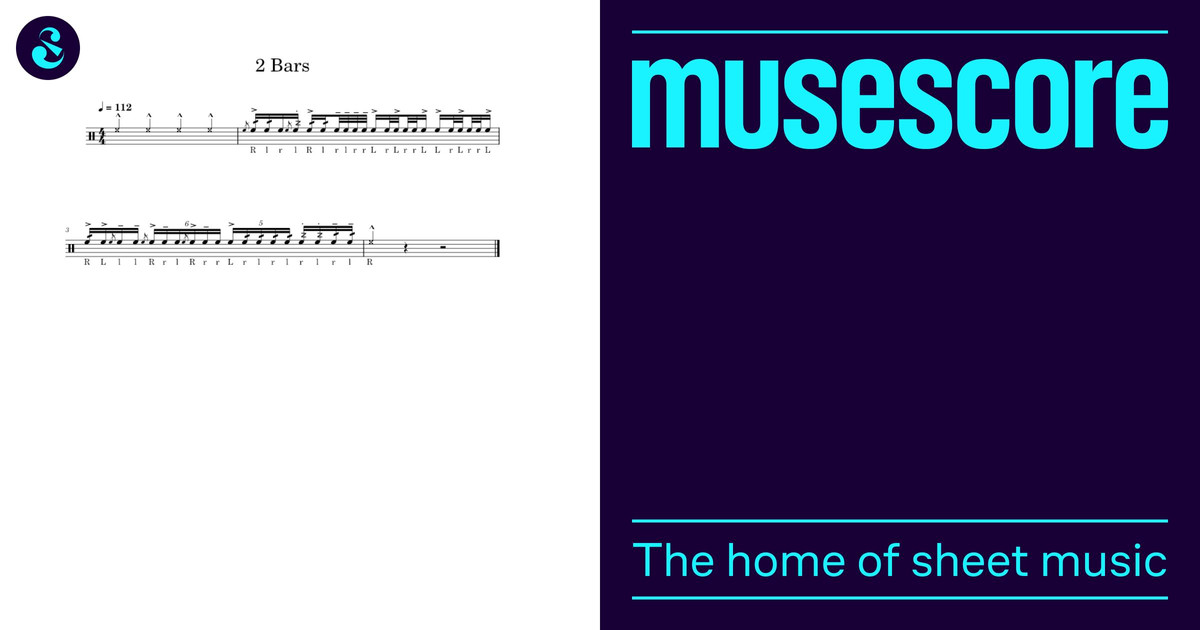 2 Bars Sheet music for Trumpet other (Solo) | Musescore.com