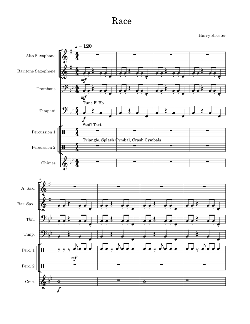 Race - piano tutorial