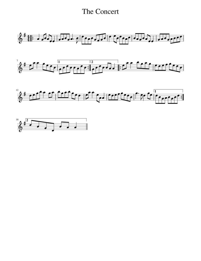The Concert Sheet music for Piano (Solo) Easy | Musescore.com