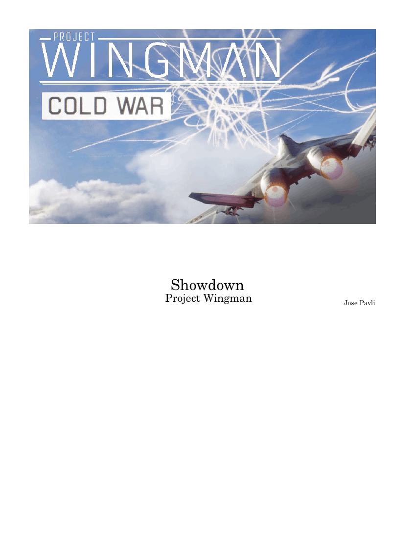 Showdown – Jose Pavli (from Project Wingman) Sheet music for Piano ...