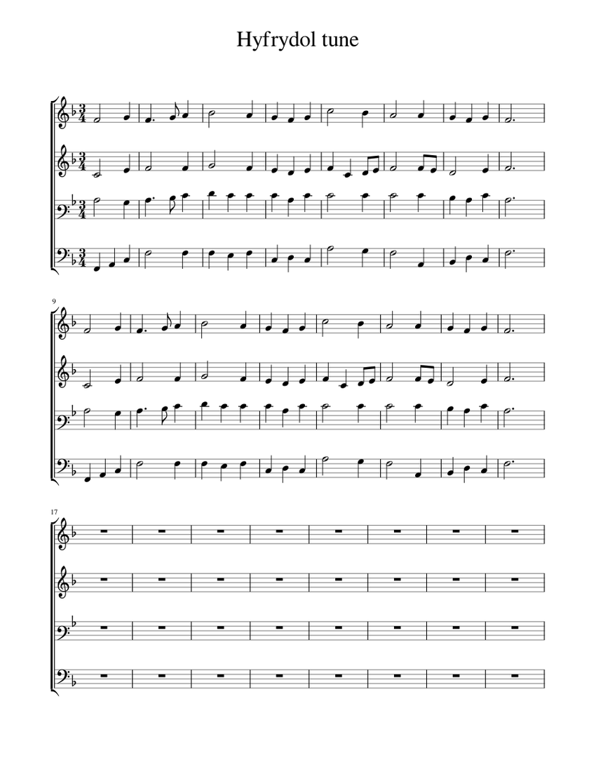 Hyfrydol - piano tutorial