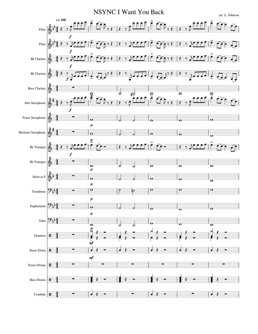 NSYNC I Want You Back - piano tutorial