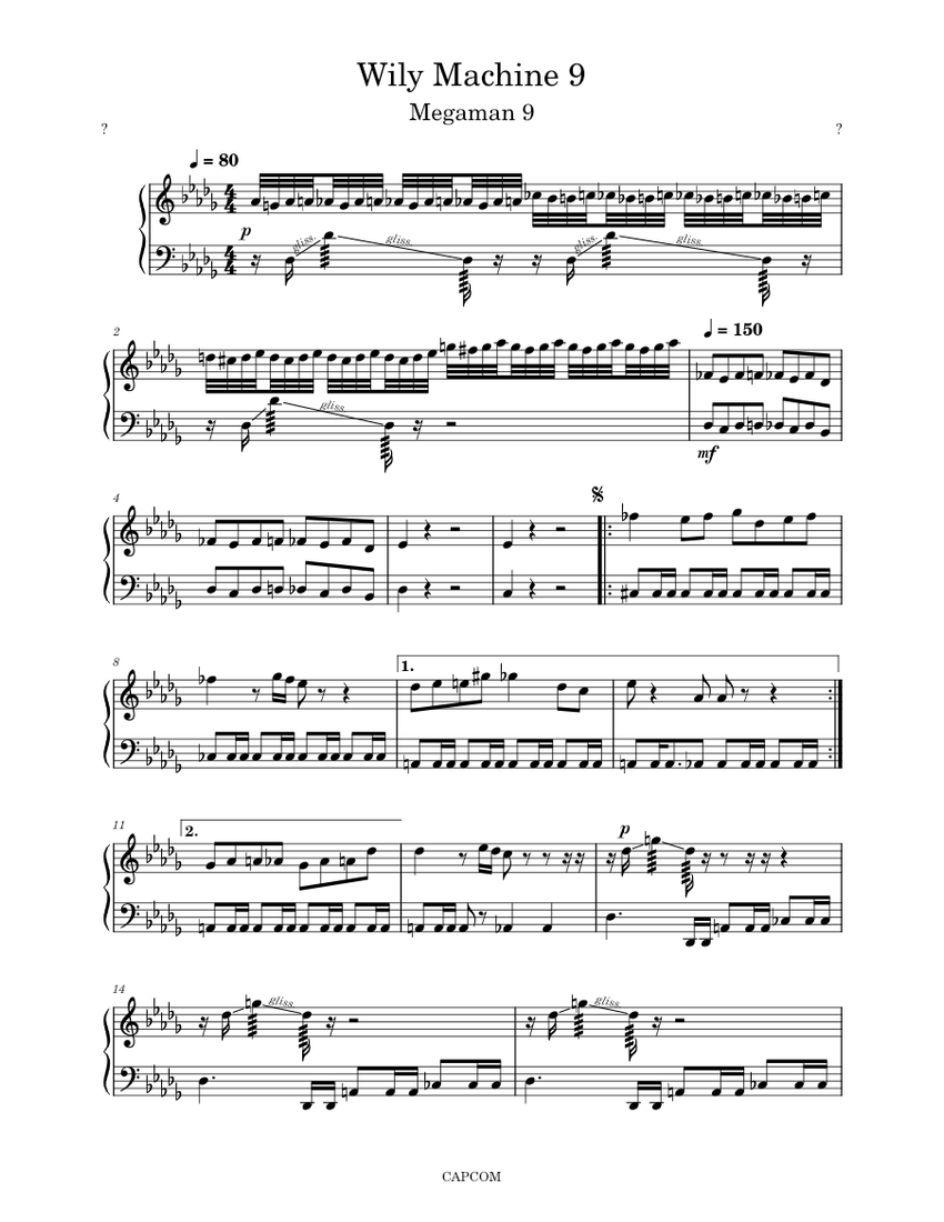 Megaman 9 - wily machine – Misc Computer Games Wily Machine 9 Sheet ...