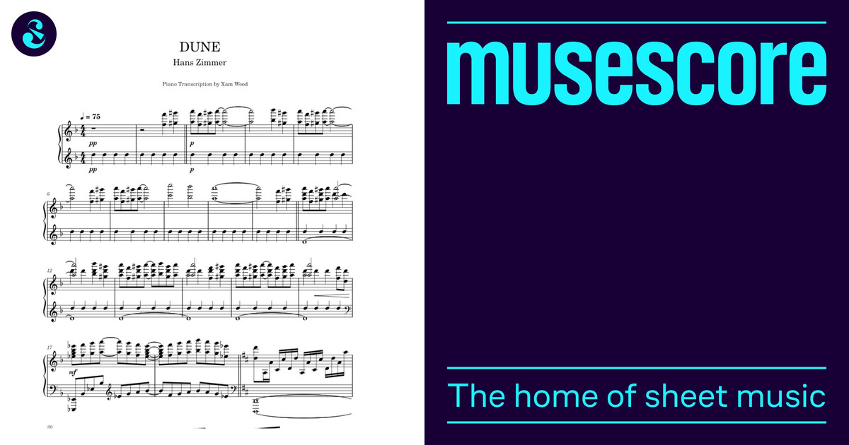 Dune Sheet Music for Piano (Solo) | MuseScore.com