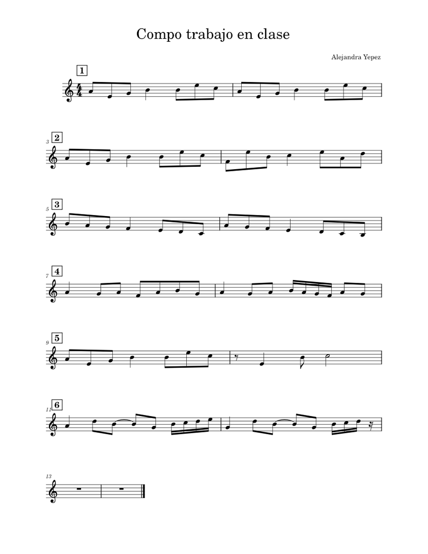 compo uwu Sheet music for Piano (Choral) Easy | Musescore.com