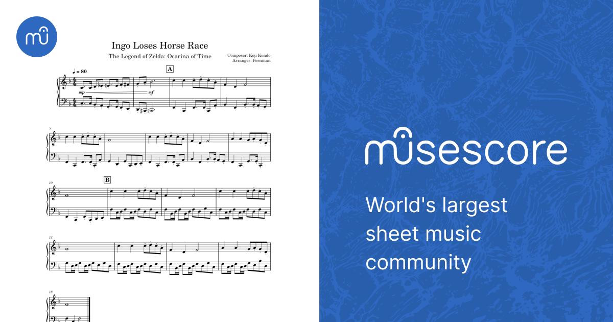 Ingo Loses Horse Race - Ocarina of Time - The Legend of Zelda – Koji ...