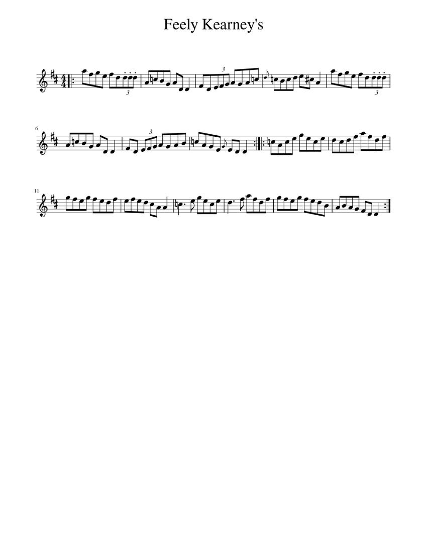 Feely Kearney's Sheet music for Piano (Solo) | Musescore.com