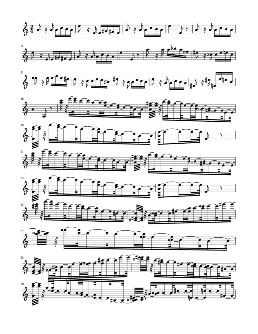 Paganini Caprice 24 Violin Sheet Music for Cello (Solo) | MuseScore.com