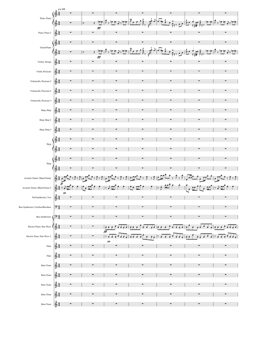 Graze The Roof Sheet Music for Piano, Flute, Violin, Cello & more ...
