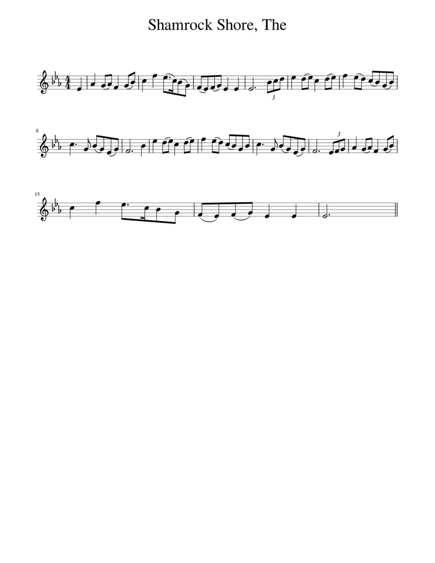 The Shamrock Shore Sheet music for Piano (Solo) Easy | Musescore.com