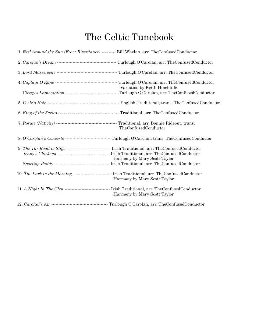 The Celtic Tunebook Sheet music for Piano, Flute, Violin, Viola & more ...