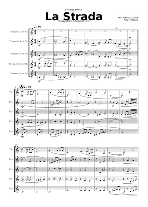 La Strada - Nino Rota Sheet Music for Trumpet other (Mixed Trio ...