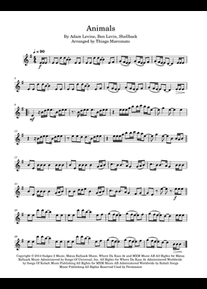 Animales Guitarra Maroon 5 Maroon 5 Payphone Fingerstyle Tabs, Gpx,
