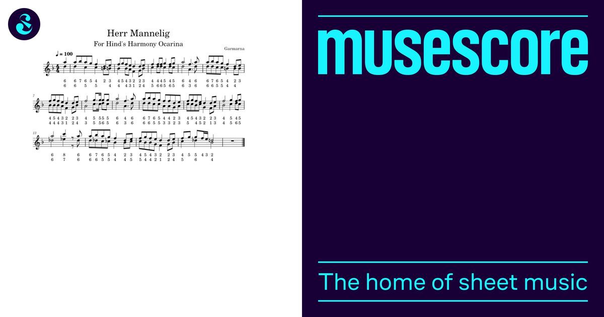 Herr Mannelig – Misc Traditional Herr Mannelig Sheet music for Flute ...