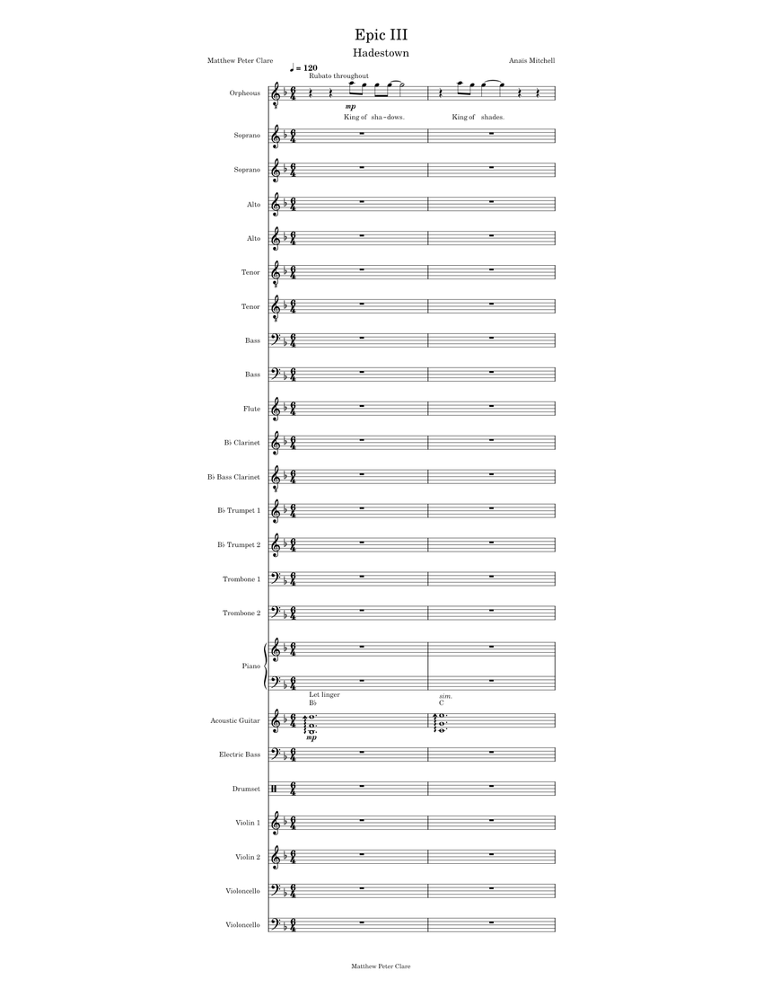 Epic_III Sheet Music for Piano, Trombone, Soprano, Alto & more ...
