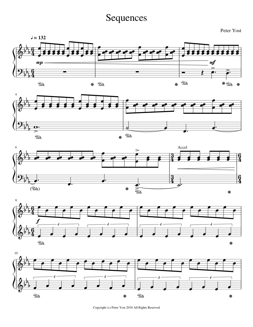 Sequences Sheet music for Piano (Solo) | Musescore.com