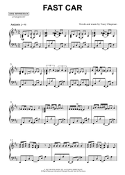 Fast Car Sheet music for Piano (Piano Duo) | Musescore.com