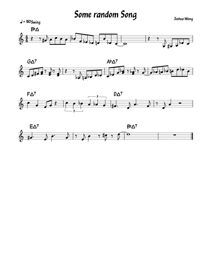 Some random Song Sheet music for Piano (Solo) Easy | Musescore.com