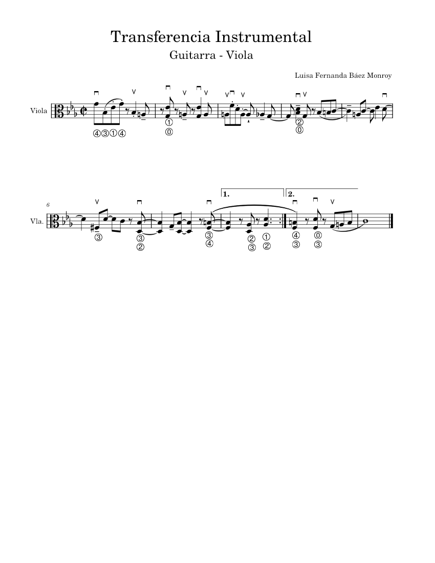 viola Sheet music for Viola (Solo) | Musescore.com