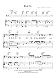 Fast Car Sheet music for Piano (Piano Duo) | Musescore.com