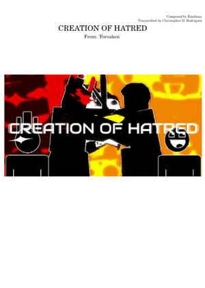 CREATION OF HATRED - Forsaken – Exedious Sheet Music for Flute, Guitar ...