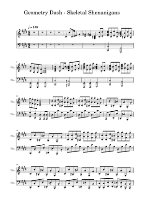 Play Official version of Slash Inferno Sheet Music by Teminite ...
