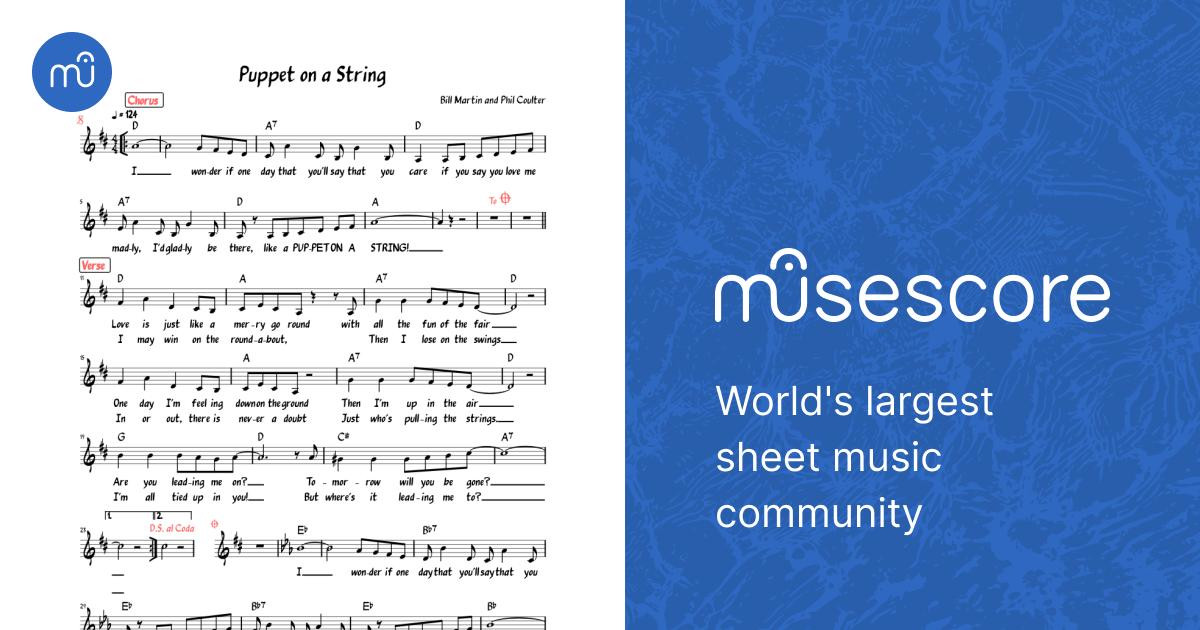 puppet on a string chords