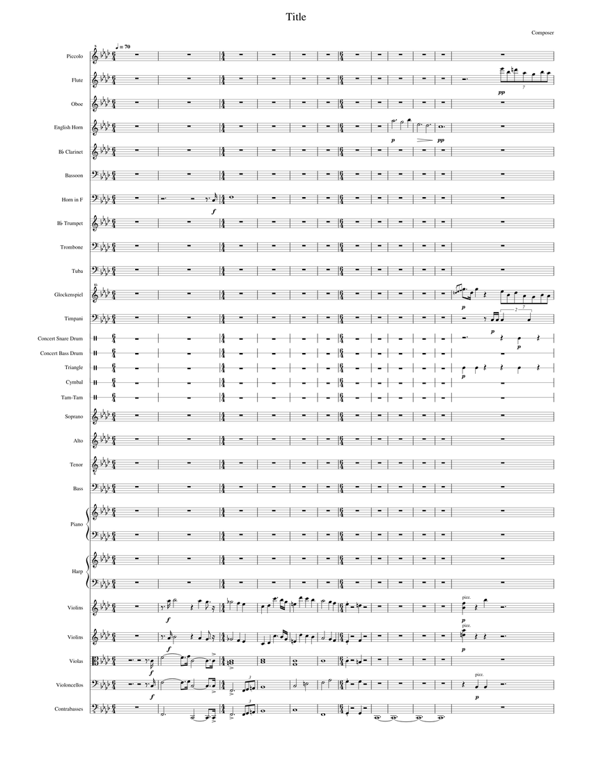 drammatico Sheet music for Piano, Trombone, Soprano, Alto & more ...