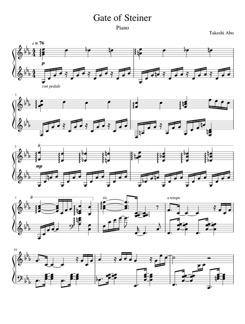 steins gate midi