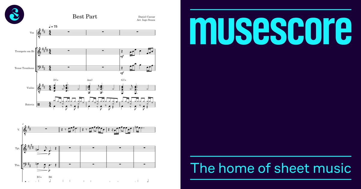 Best Part - Daniel Caesar Sheet Music and Tab for Piano, Trombone ...
