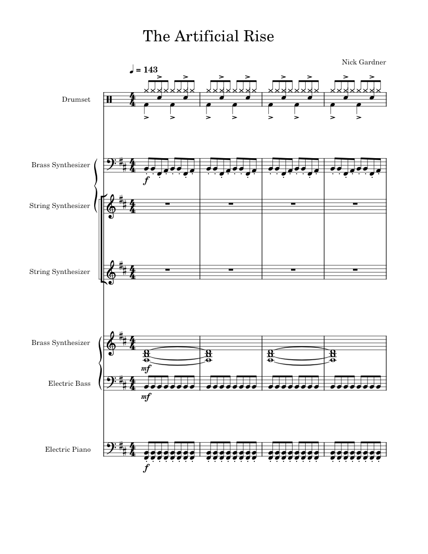 The Artificial Rise - piano tutorial