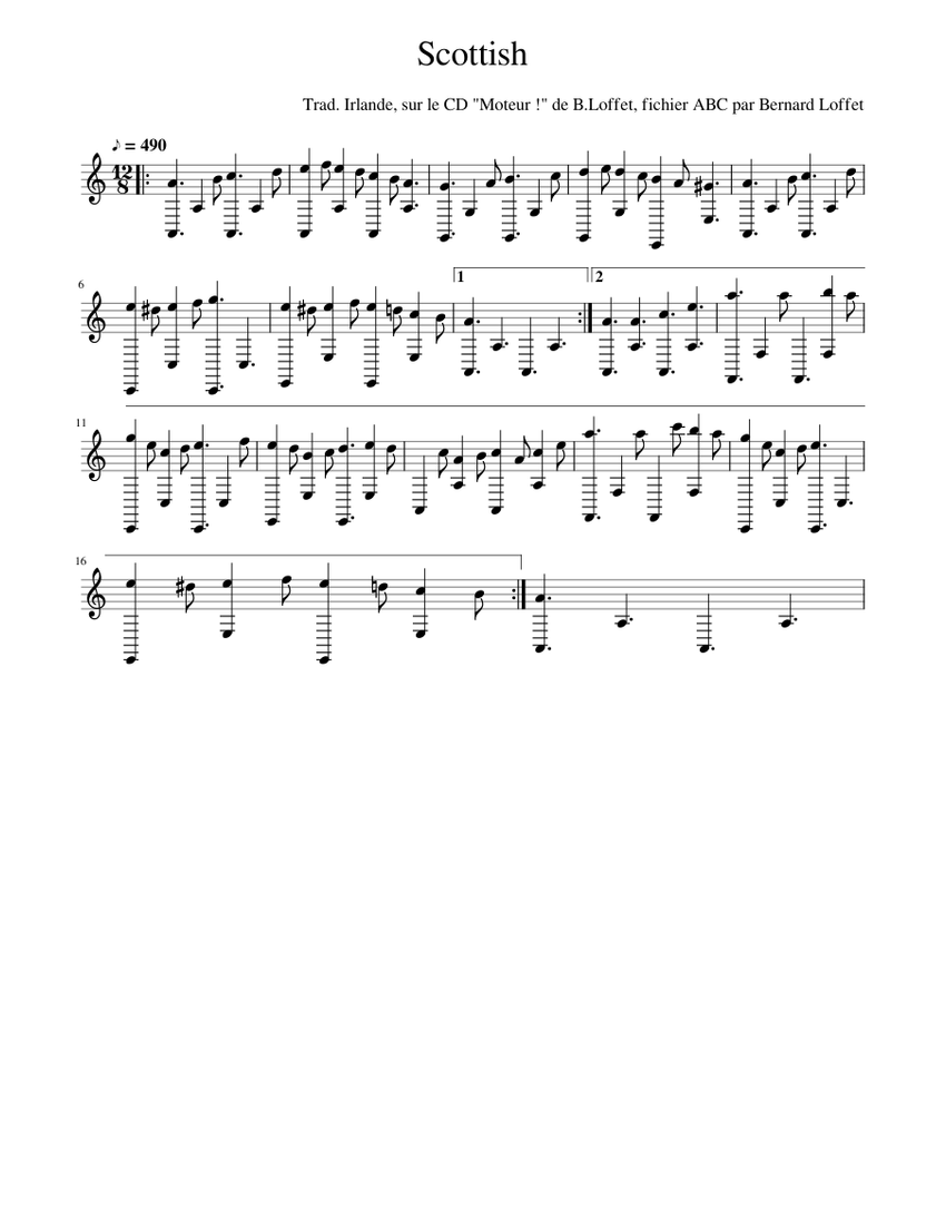 Traditional music - Scottish Sheet music for Piano (Solo) | Musescore.com