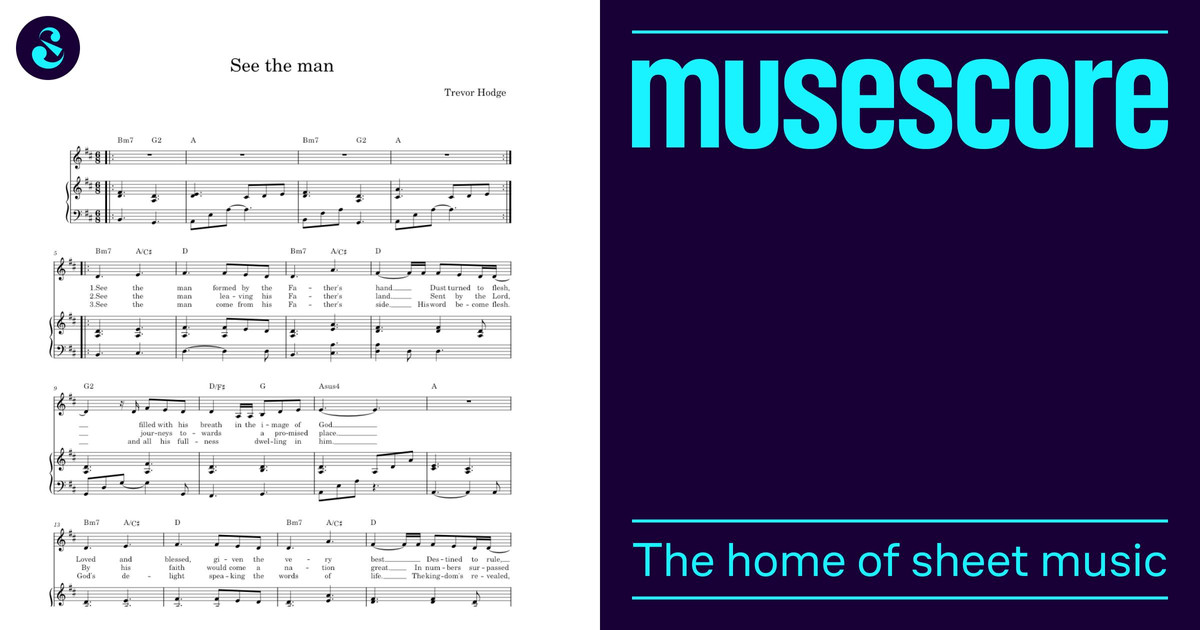 See the man - Trevor Hodge Sheet music for Piano, Synthesizer (Mixed ...