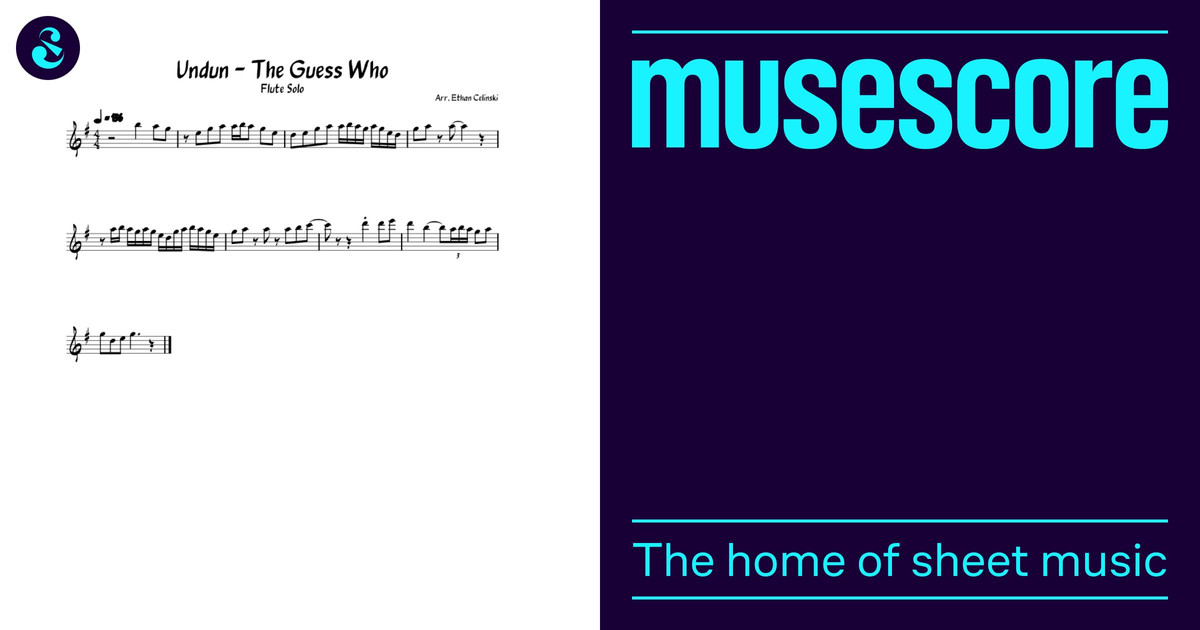 Undun Flute Solo – The Guess Who Sheet music for Flute (Solo ...