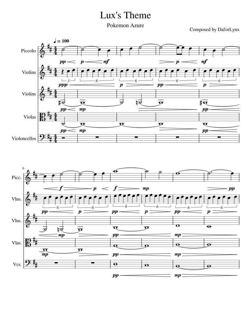 Light and Dark ~ Lux's Theme - Pokemon Azure Soundtrack - piano tutorial