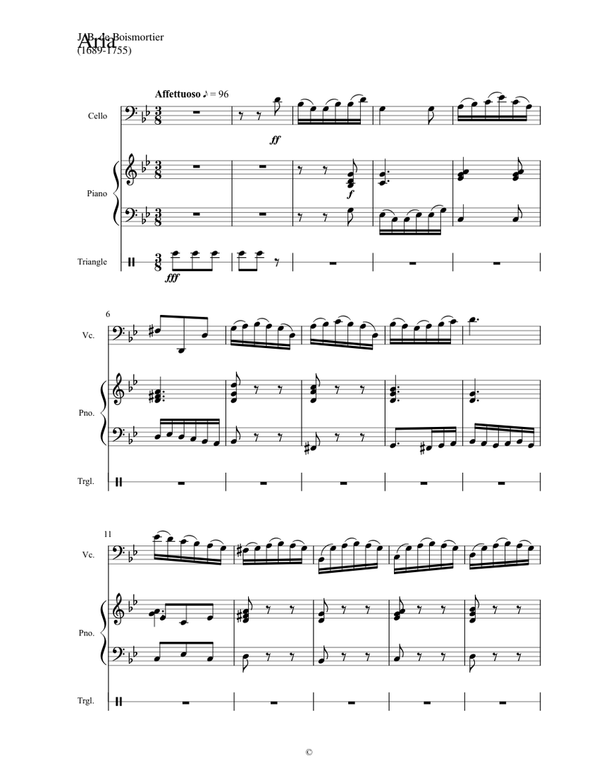 AB cello5 A2 Sheet music for Piano, Cello (Mixed Ensemble) | Musescore.com