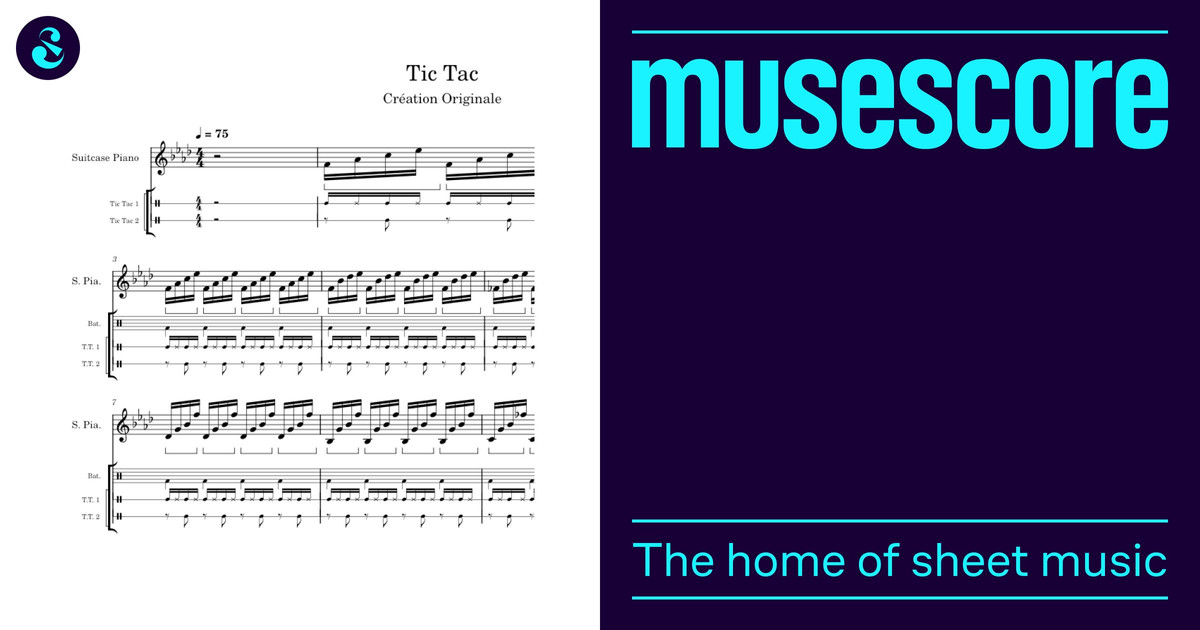 Tic Tac – Emanyeru the Musician Sheet music for Piano, Glockenspiel ...